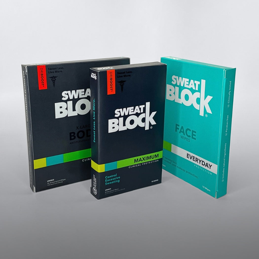 SweatBlock Best Sellers - Top Products for Excessive Sweat & Odor